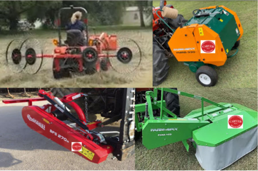 FARM MAXX MINI ROUND HAY BALER Package Deals - Carver Equipment, Dunn ...